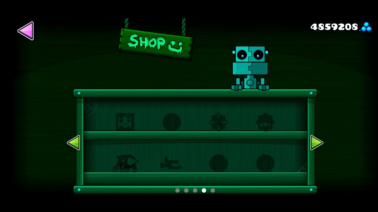 Buying every icons & colors at 'The Secret Shop' [Geometry Dash 2.2] - YouTube