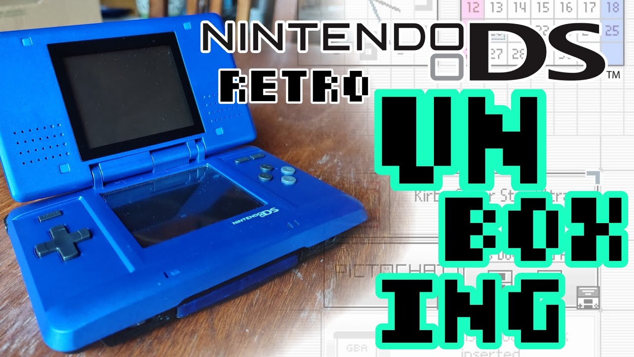 RETROUNBOXING - Unboxing Nintendo DS fat - El primer modelo de la ...