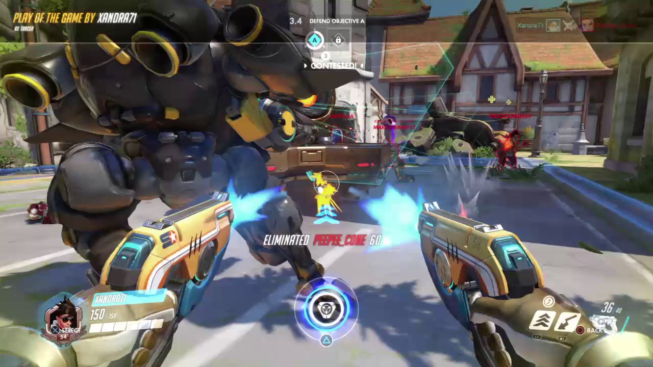 Overwatch: Tracer POTG (Play of The Game) - YouTube