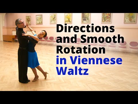 Directions and Smooth Rotation in Viennese Waltz | Natural Turn, Closed Change, Reverse Turn