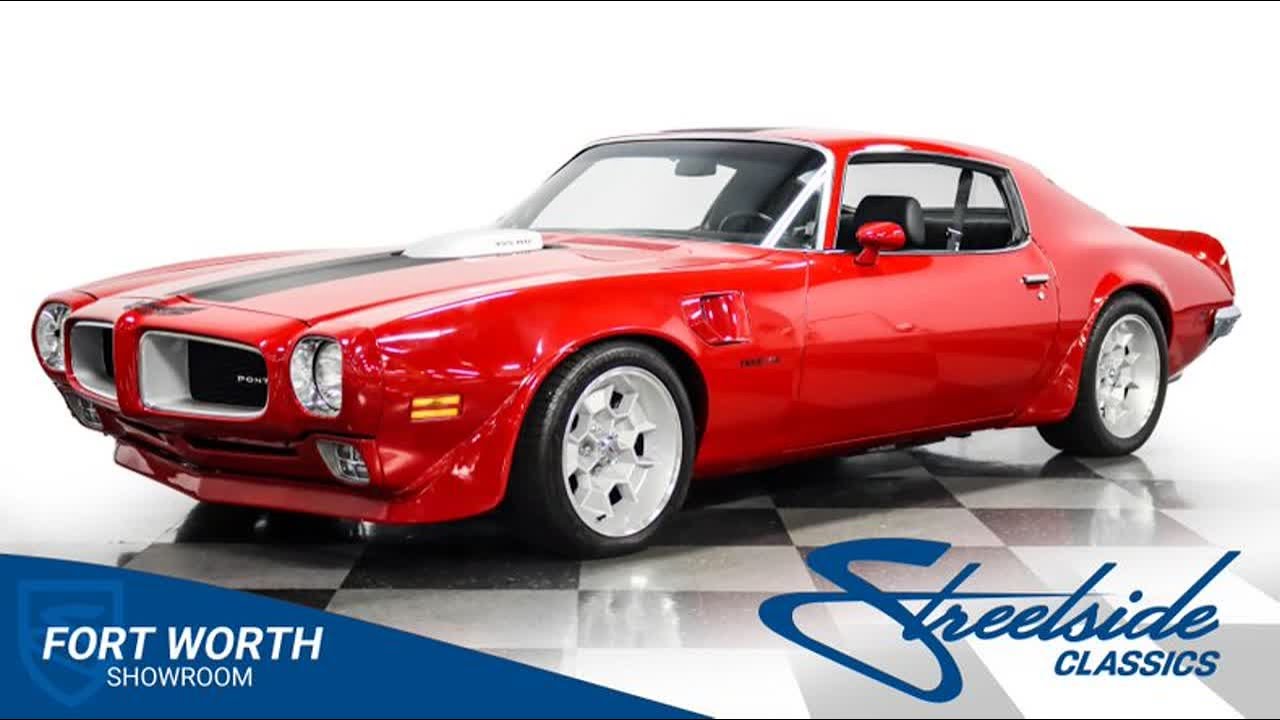 1972 Pontiac Firebird Restomod 6952-DFW for sale | Charlotte, Atlanta ...