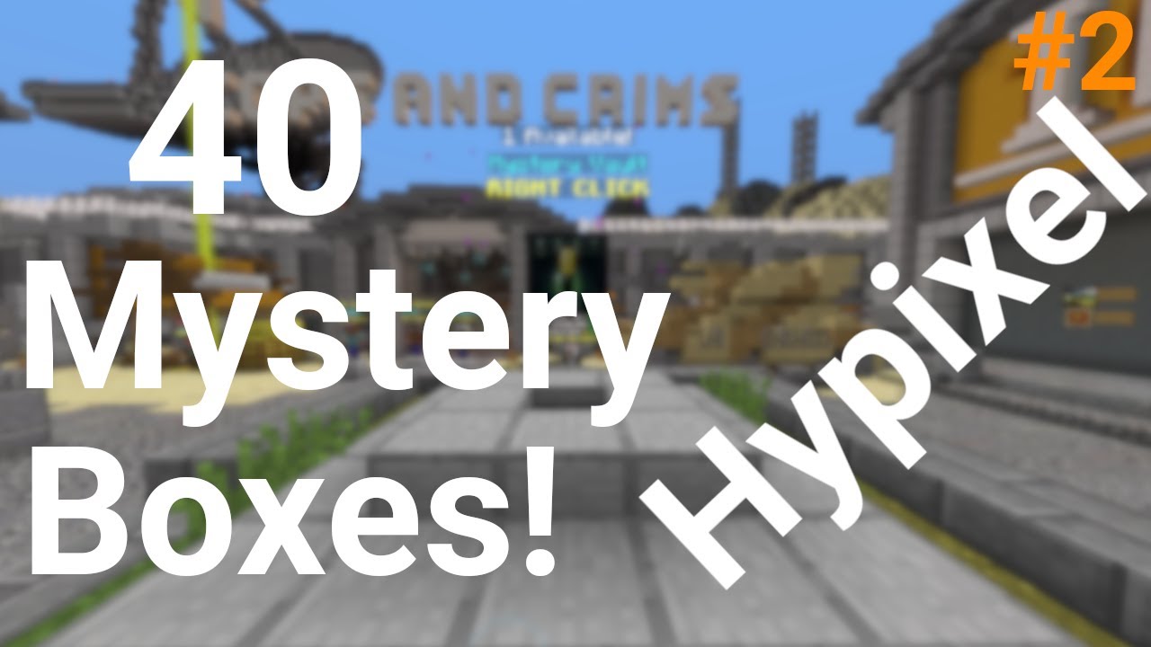 Opening 40 Mystery Boxes in Hypixel - YouTube