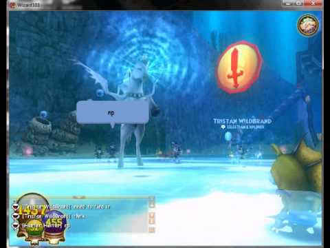 Wizard101: Level 58 ice spell (Snow Angel) - YouTube