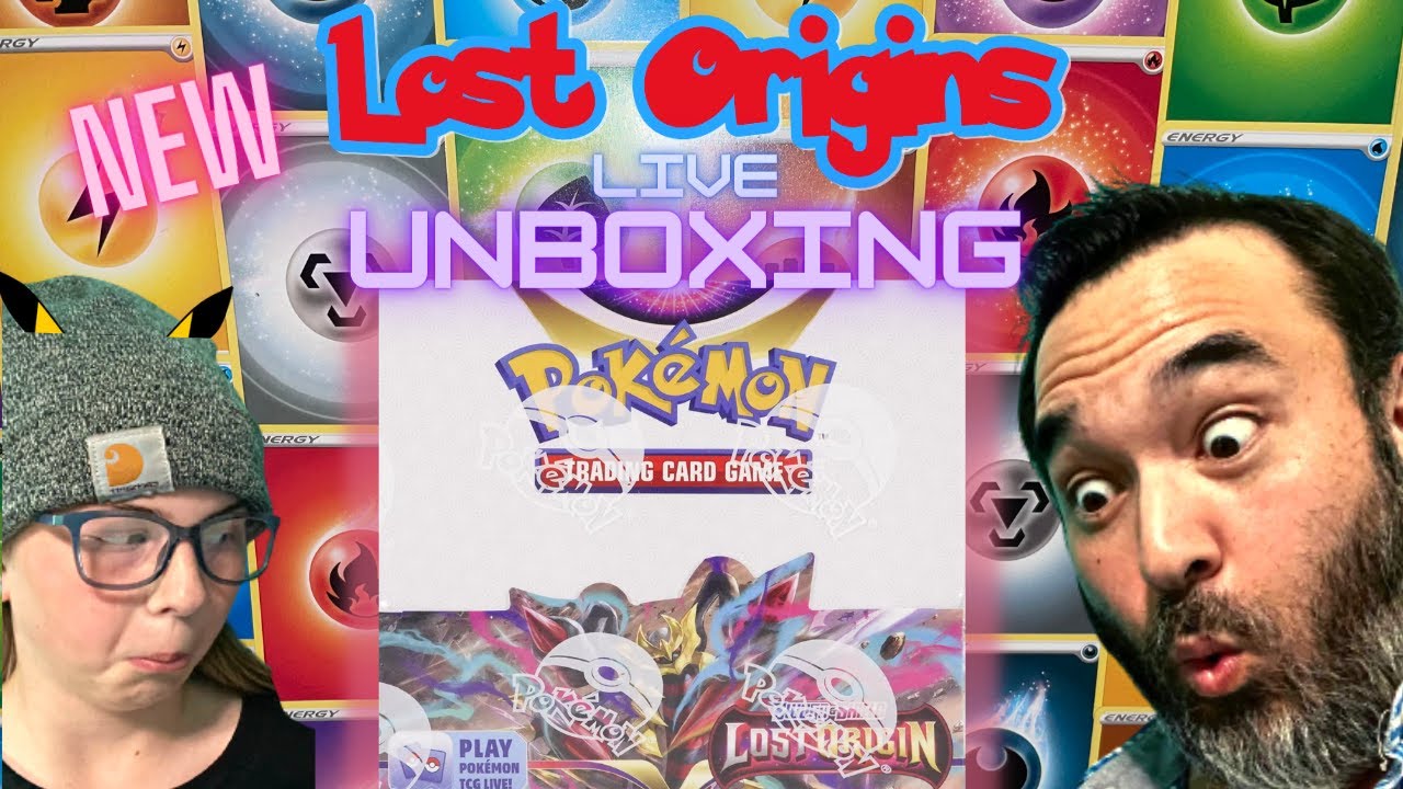 NEW Lost Origin Live Unboxing! We PULLED the RAREST card in the set ...