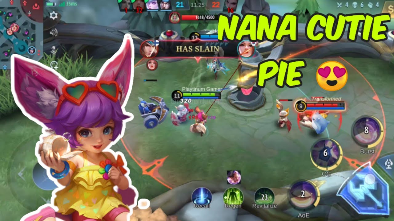Nana Cutie Pie 😍 Mobile Legends | Gamer Pua - YouTube