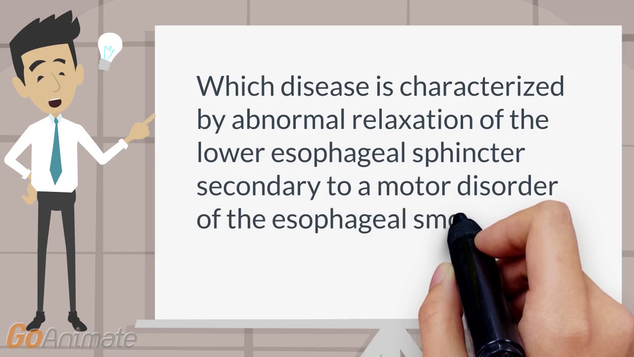 Achalasia Is Abnormal Relaxation Of The Lower Esophageal Sphincter 4954