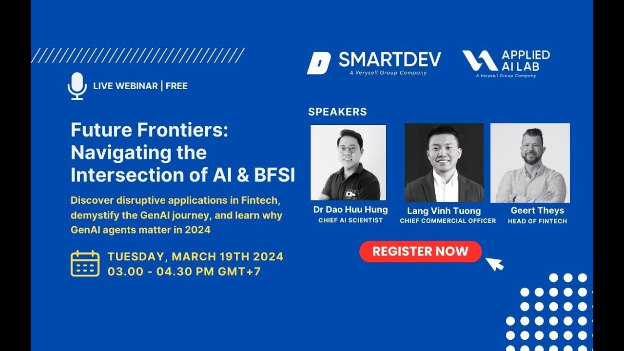 Future Frontiers: Navigating the Intersection of AI & BFSI - Webinar ...