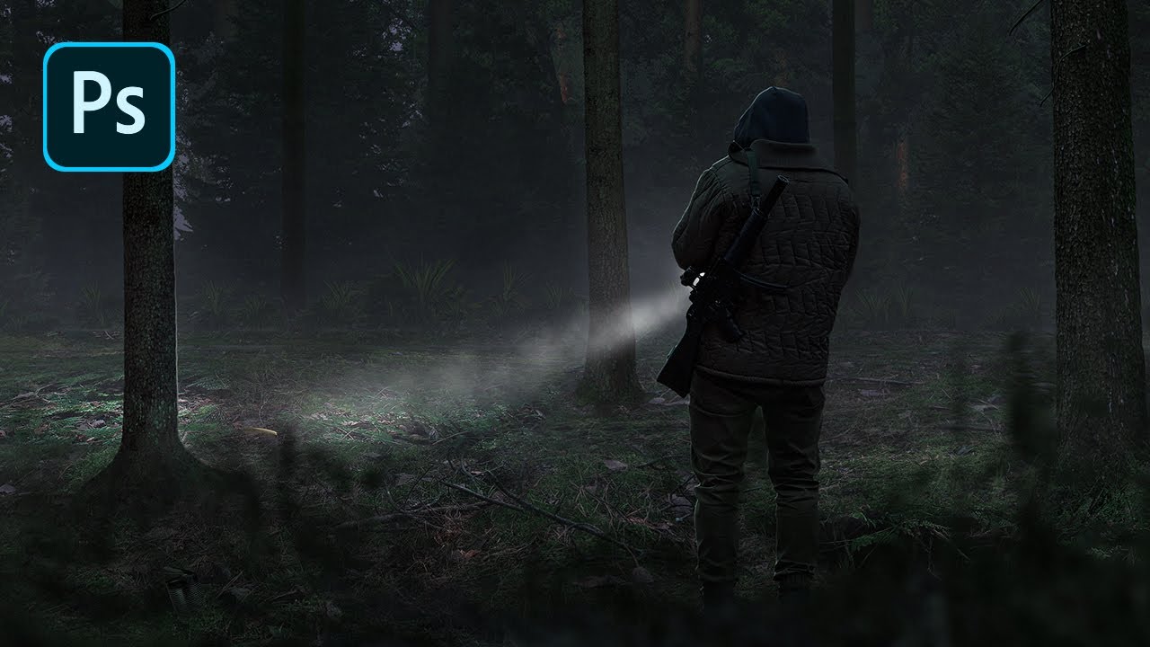 Slender Man Forest Fog