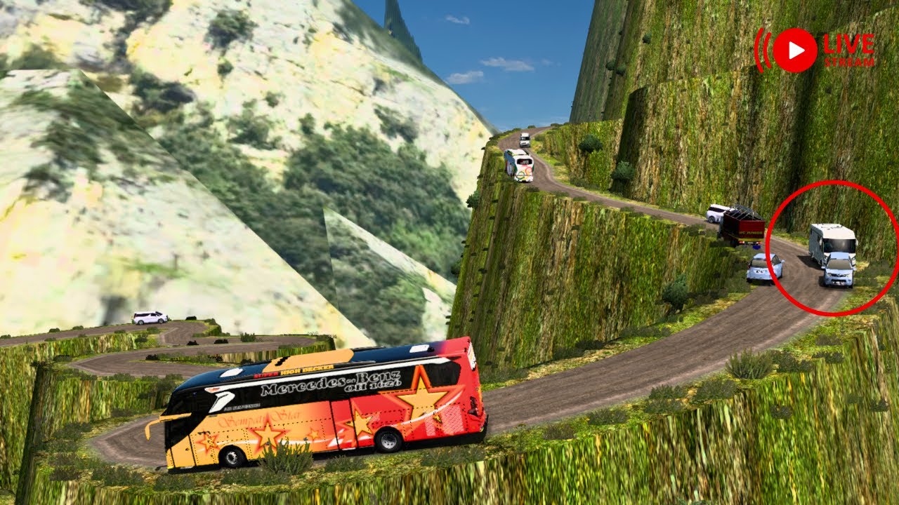 🔴[LIVE] #031 Horrible Journey Carrying Overflowing Passengers Bus ...