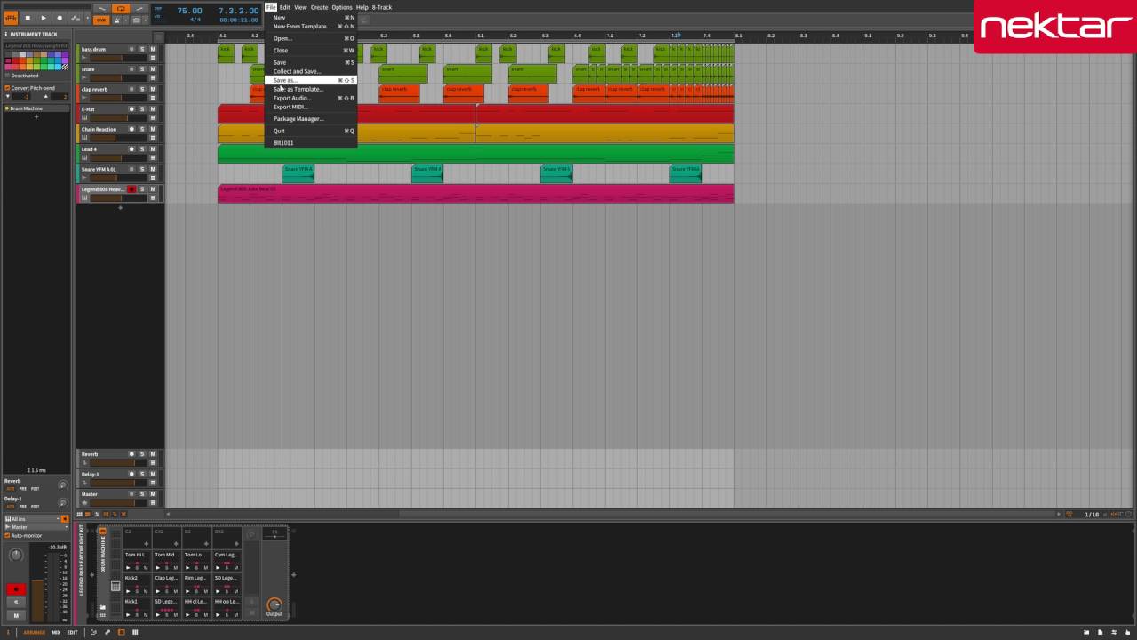 [넥타코리아] Bitwig Studio 강좌 E12 - 비트윅(bitwig) 익스포트를 통한 나만의 음악 생성 - YouTube