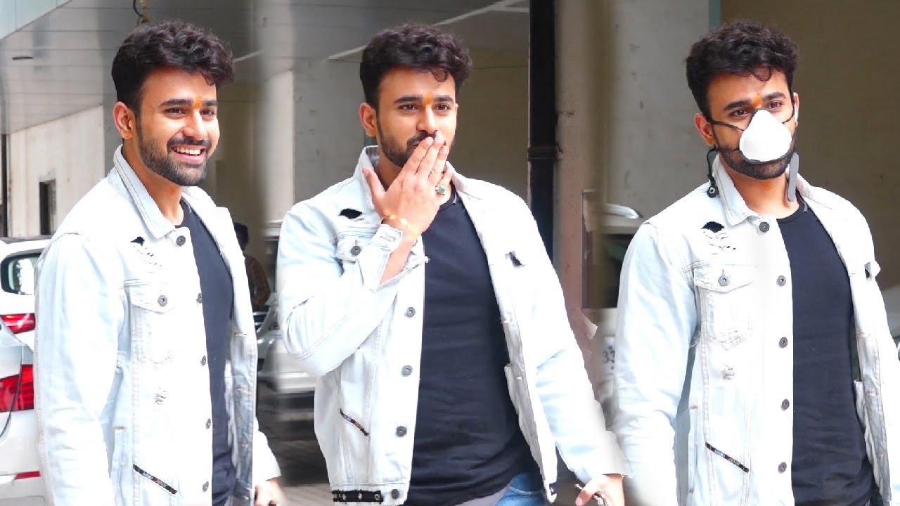 Naagin Actor PEARL V PURI Have fun with photographers Snapped for media ...