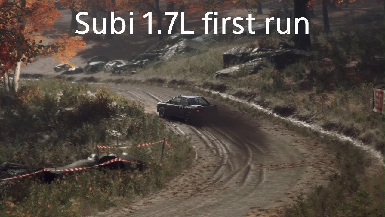 Dirt subi 1.7L first run - YouTube