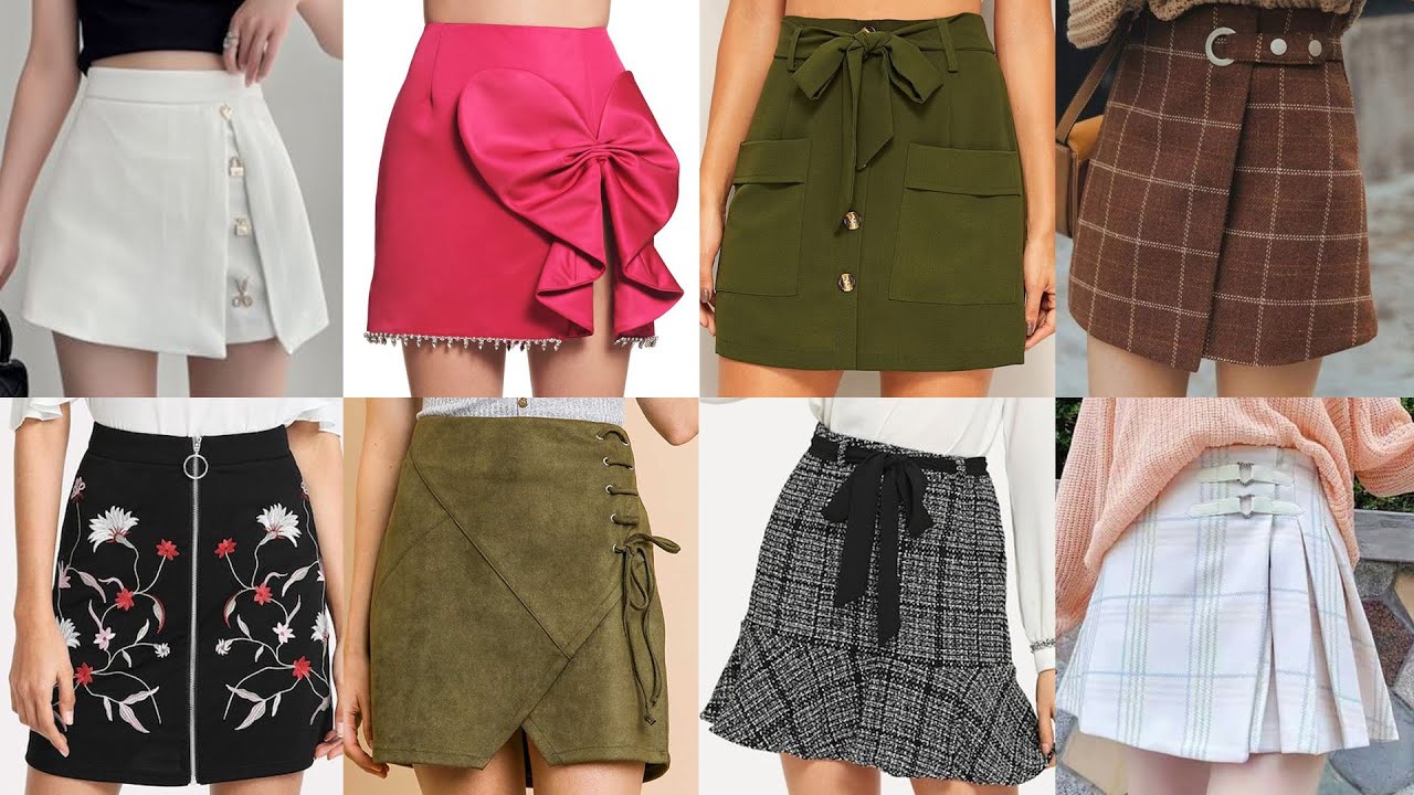Short Skirts Mini Skirts Plaid Pleated Mini A line Skirt Skirts ...