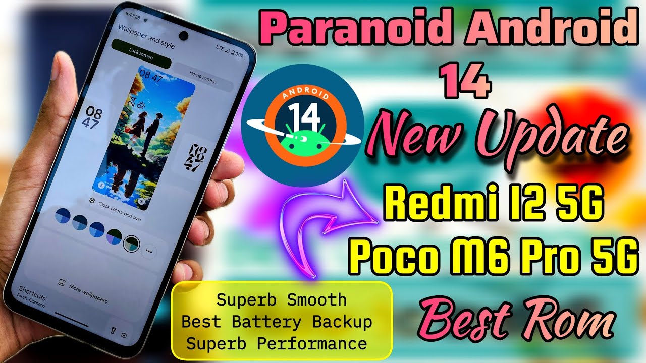 This is Huge🔥Paranoid Android 14 New Update is Here For Redmi 12 5G ...