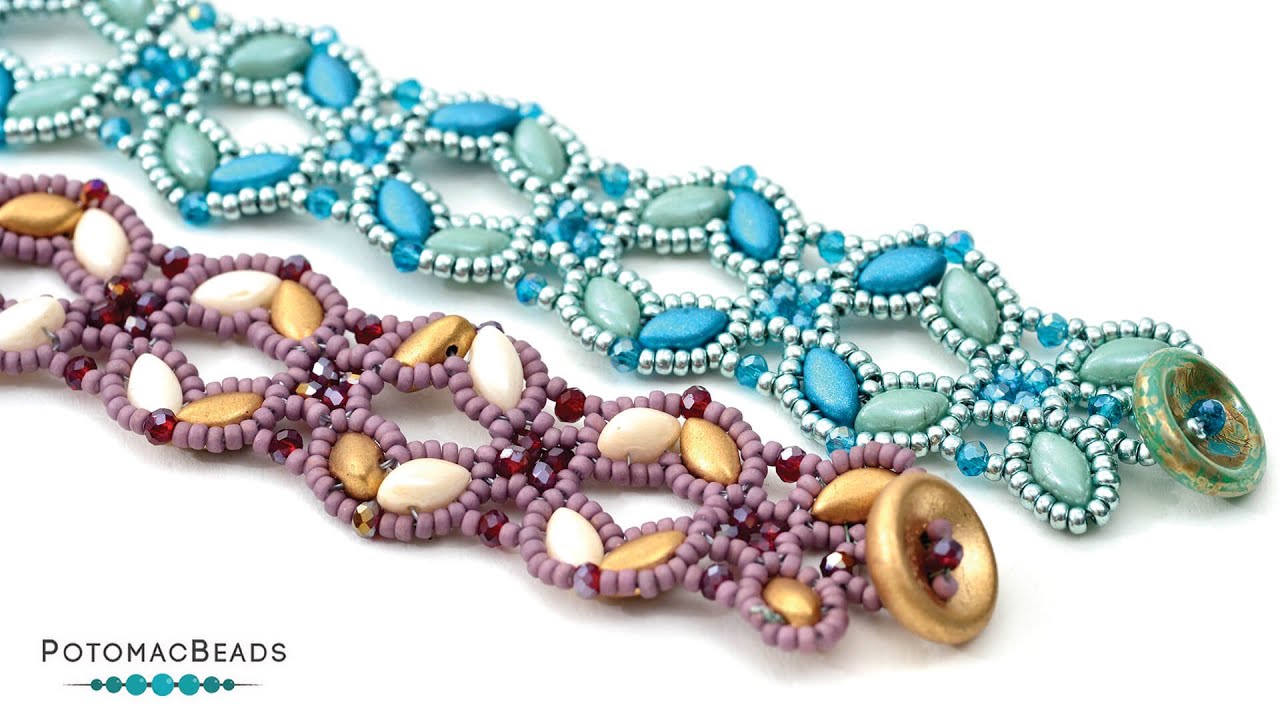 Vintage Lace Bracelet - DIY Jewelry Making Tutorial by PotomacBeads ...