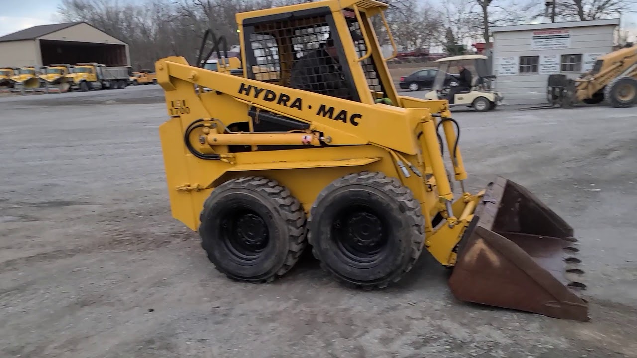 Hydra-mac 1700 Skidloader For Sale. www.marionauction.com - YouTube