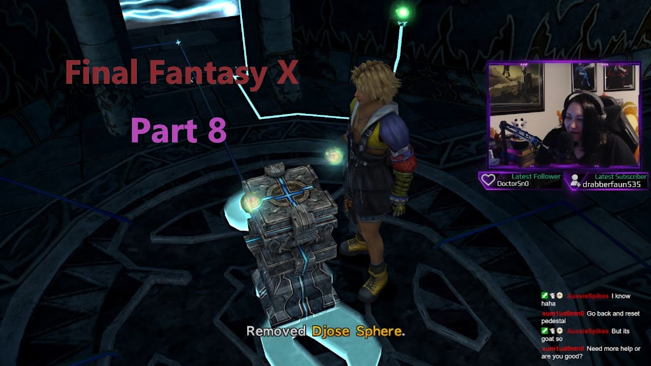 First Play - Final Fantasy X - Part 8 - Puzzles and Orbs - YouTube