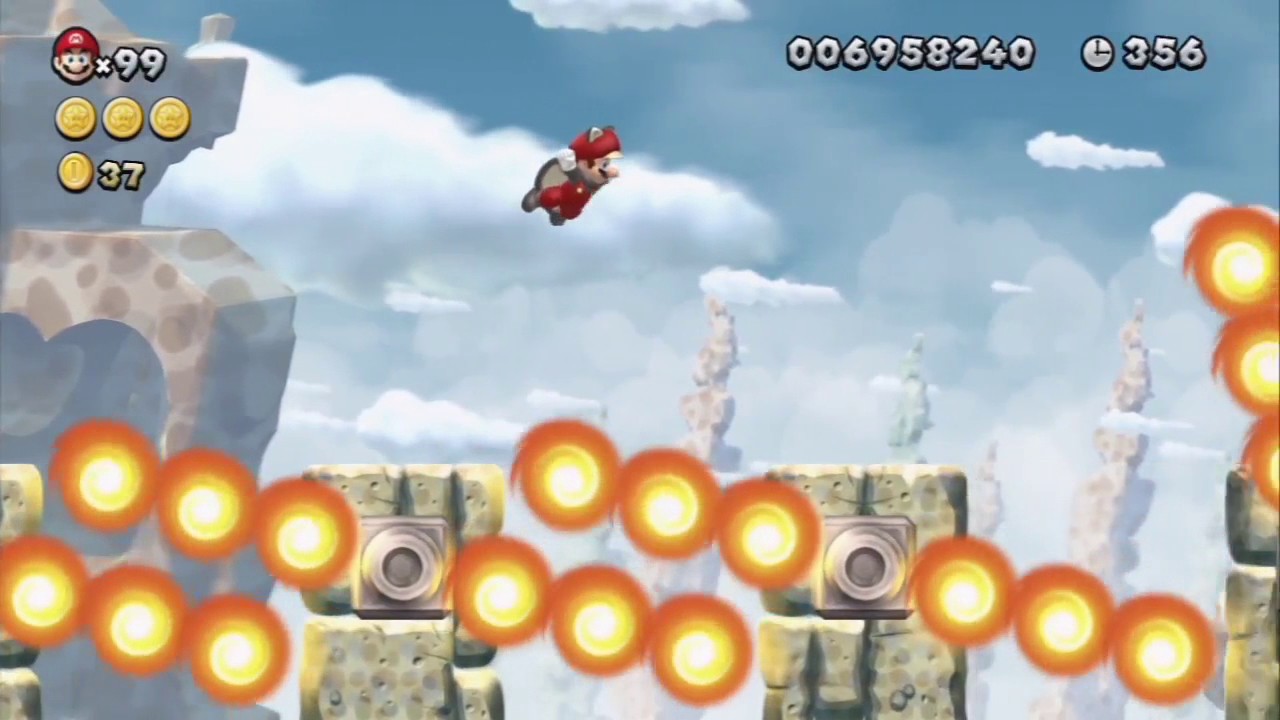 NSMBU - Superstar Road-6 - Fire Bar Cliffs 100% Guide & Stage-By-Stage ...