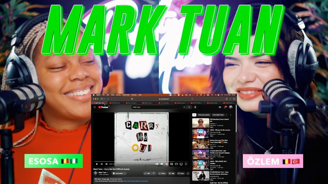 Mark Tuan - Carry Me Out (Official Audio) reaction - YouTube