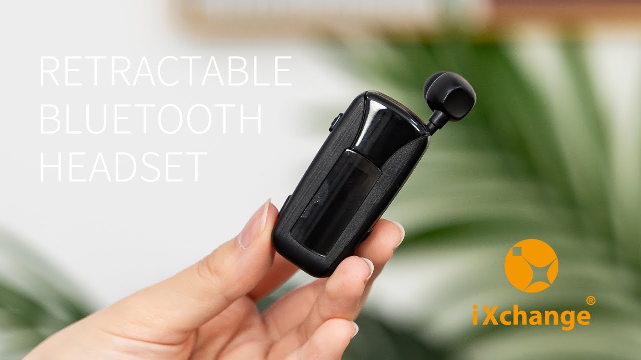 iXchange Retractable Bluetooth Headset - Be our perfect partner - YouTube