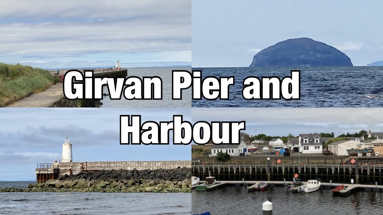 Girvan Pier and Harbour Walking Tour - YouTube