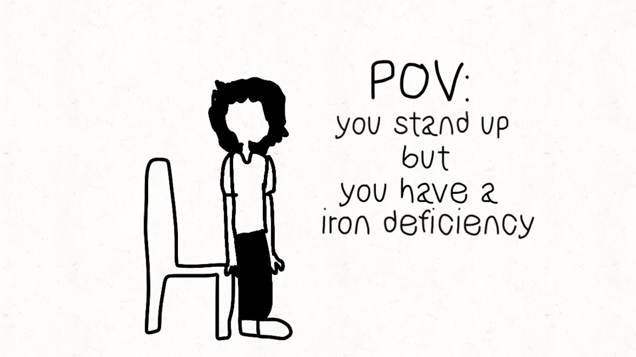 Pov: You stand up but you have a iron deficiency (animated) - YouTube