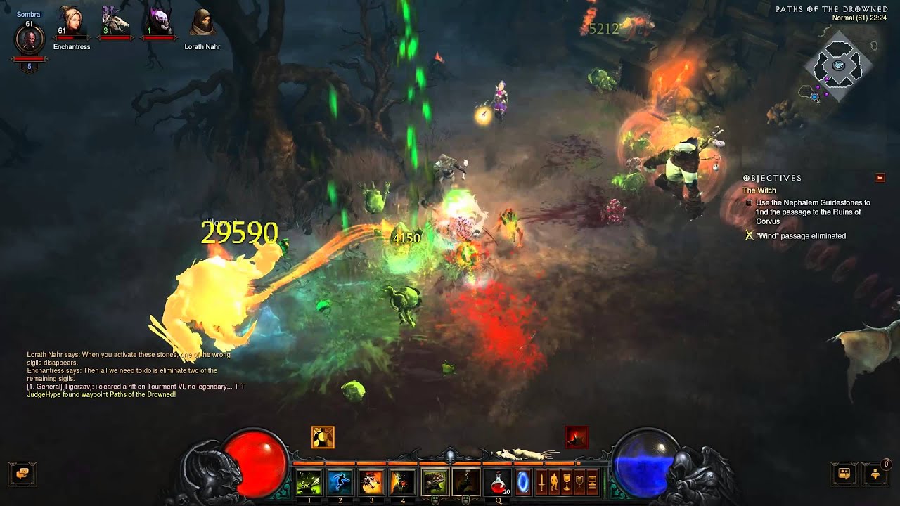 Diablo III Reaper of Souls: Balade en Bloodmarsh (acte 5) - YouTube