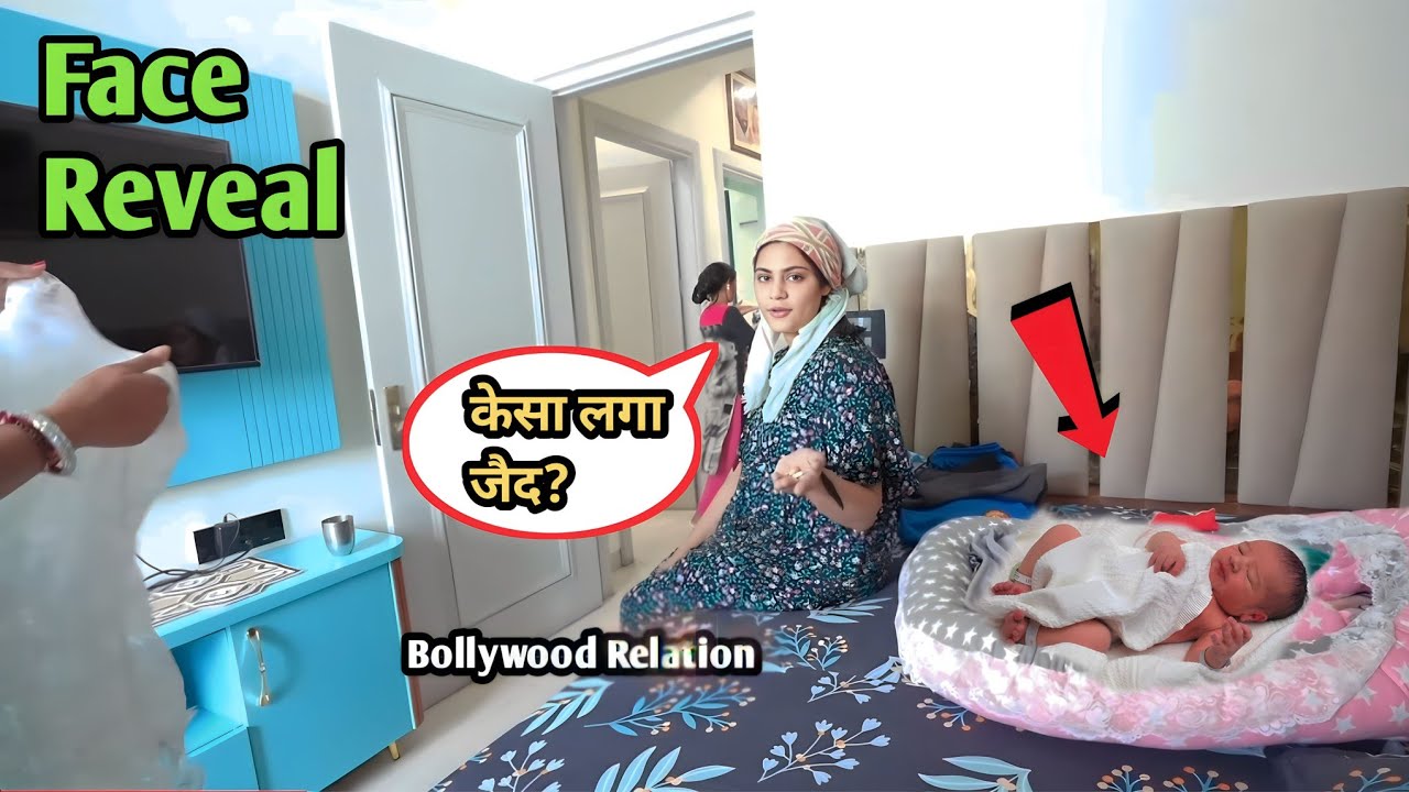 Kritika malik baby boy face reveal | zaid face reveal| zaid first photo ...