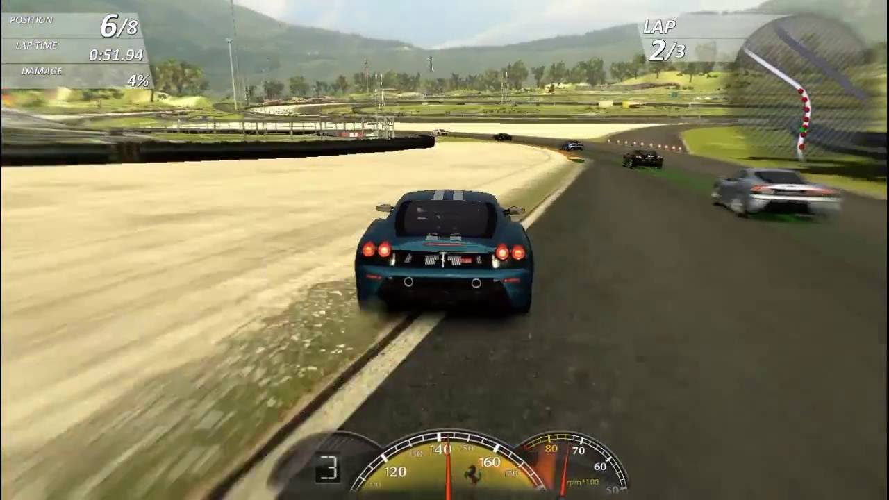 Ferrari Virtual Race - game play - YouTube