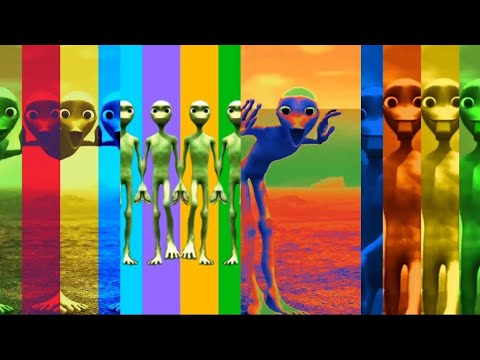 Alien Dance Dame tu Cosita vs Funny Alien Dance vs Selena Gomez & Rema Baby Calm Down Full HD