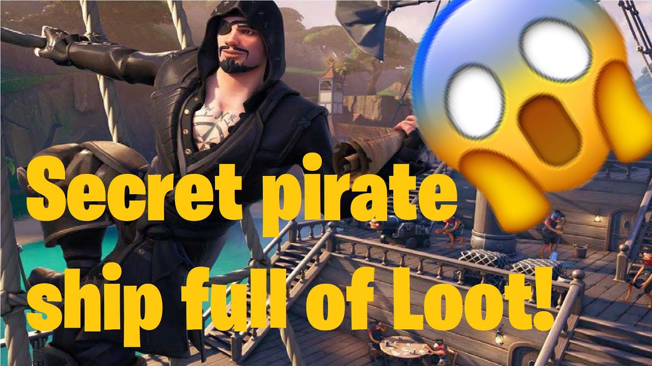 *SECRET* Pirate Boat in Fortnite Chapter 2 Season 3⛵🦜☠️ - YouTube