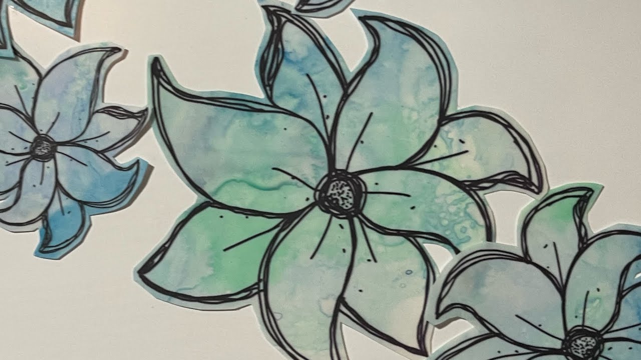 Watercolor Then Print / New Printable Victorious Whimsical Flowers ...
