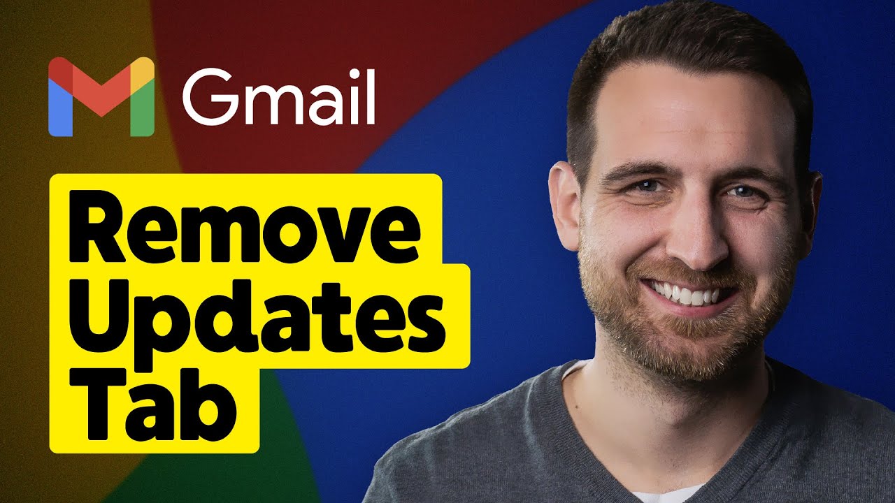 How to Turn Off Updates Tab in Gmail - YouTube