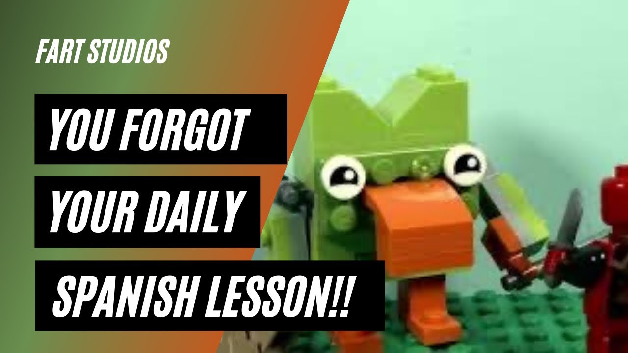 Looks like you forgot your daily Spanish lesson, you know what happens ...