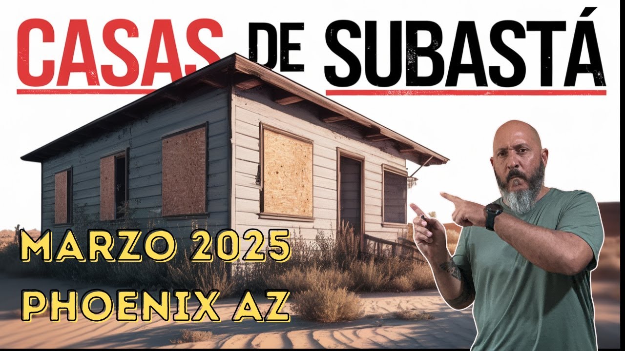 Casas de Venta en Phoenix Casas de Subasta Marzo 2025 - YouTube