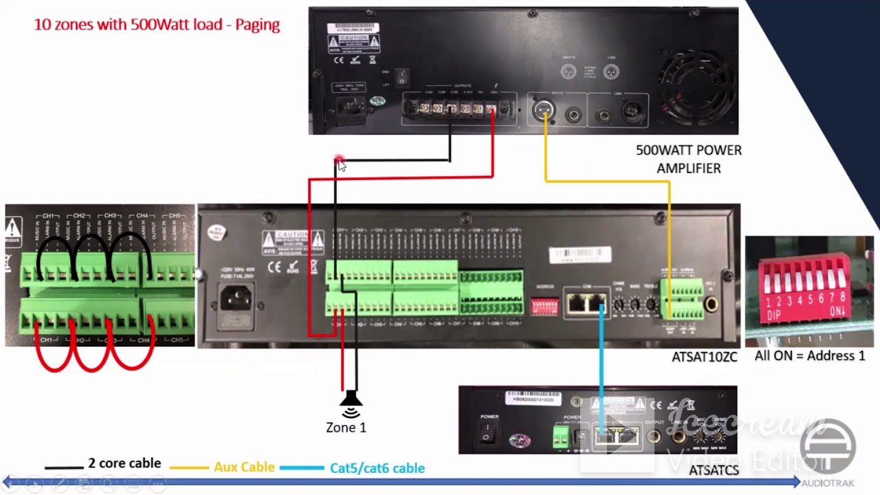 Audiotrak 10 Zone Controller Overview and Connectivity - YouTube