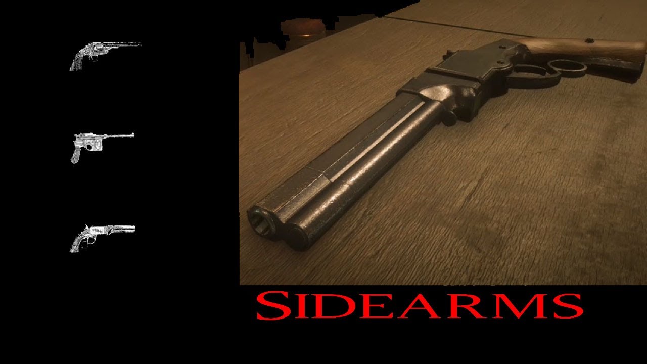 RDR2 Sidearms Overview - YouTube
