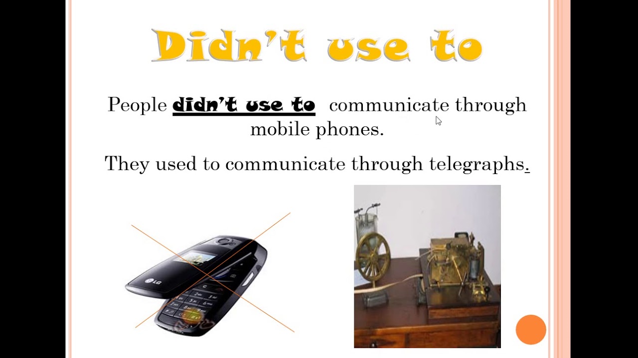 USED TO EXPLANATION - YouTube