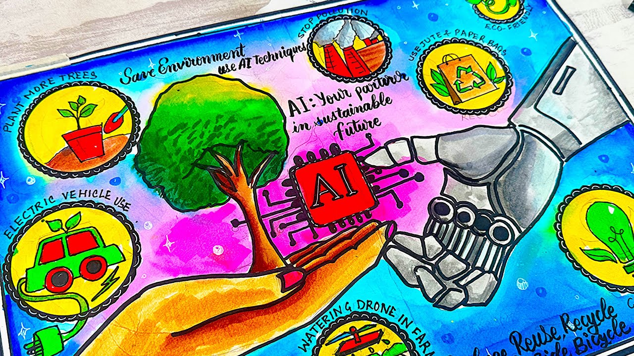 Environment Day Poster Drawing 2025 / Save Nature Save Environment ...