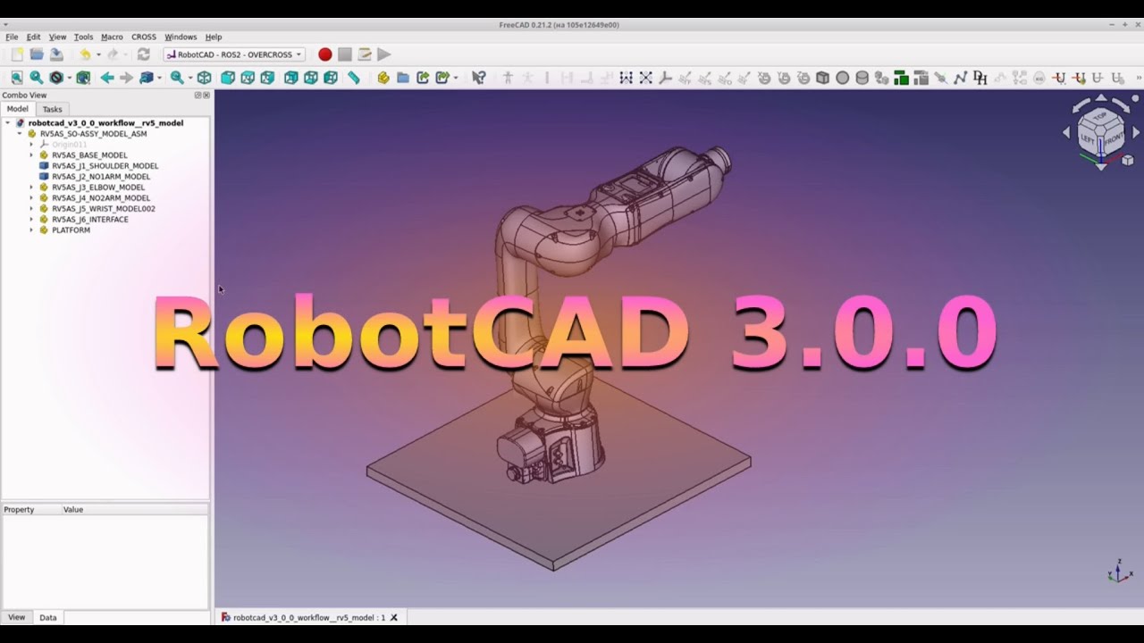 RobotCAD 3.0.0 - 5 minutes to sim workflow (parts to robot in ...