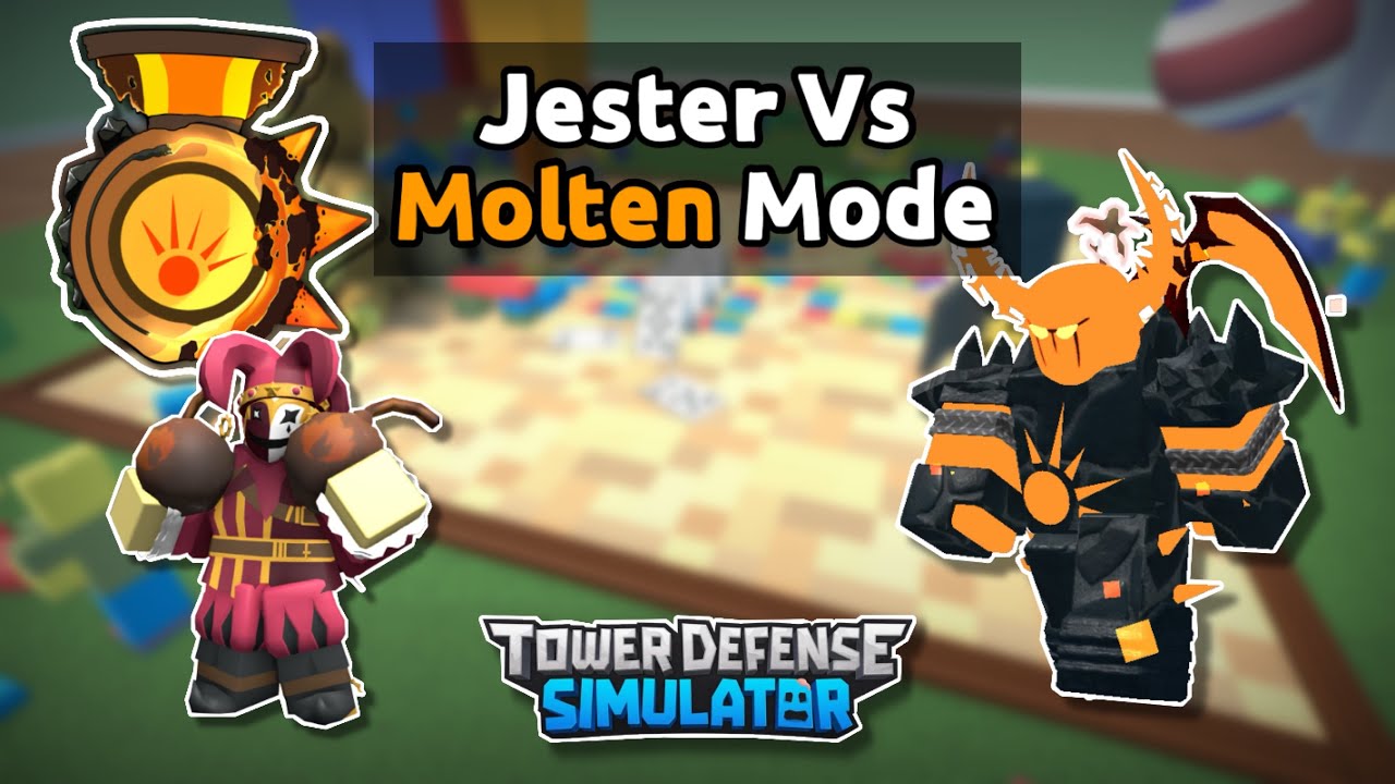 Can Jesters ONLY Beat Molten Mode? || Tower Defense Simulator (Roblox ...
