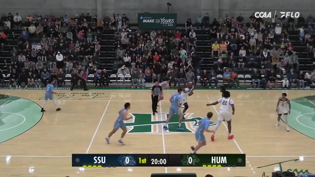 Sonoma State vs Cal Poly Humboldt Men's Basketball | CCAA Highlights ...