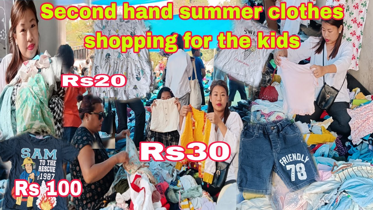 Second hand summer clothes shopping ||At Dilai Gate|| Sunday bazaar ...