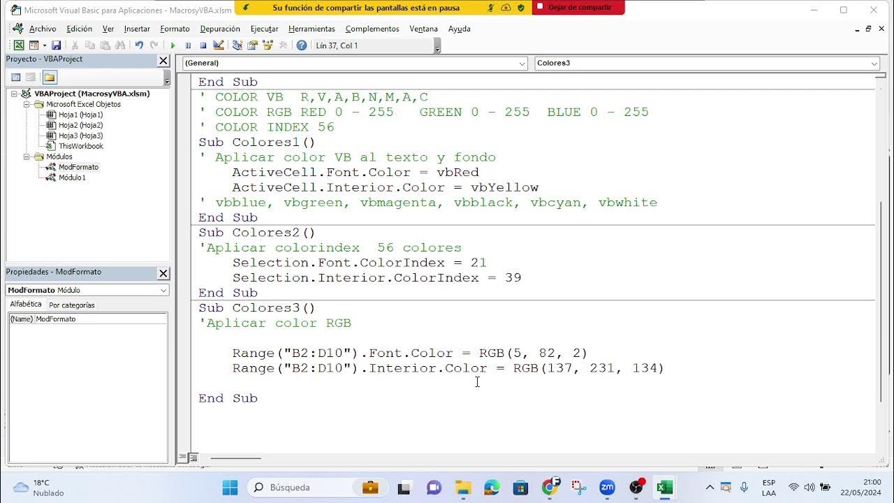 Aprendiendo Macros y VBA en Excel - YouTube
