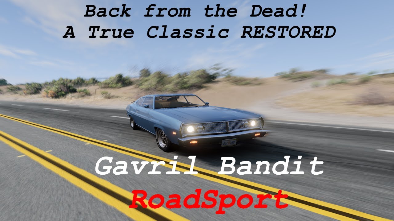 A Classic has been RESTORED! - 1972 Gavril Bandit RoadSport POV Drive ...