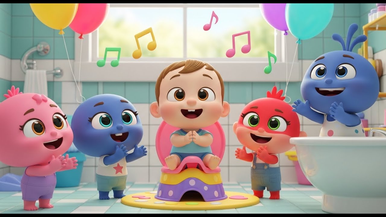 Potty Training Song 🚽 | Fun Learning Song for Toddlers | Baby Giggles ...