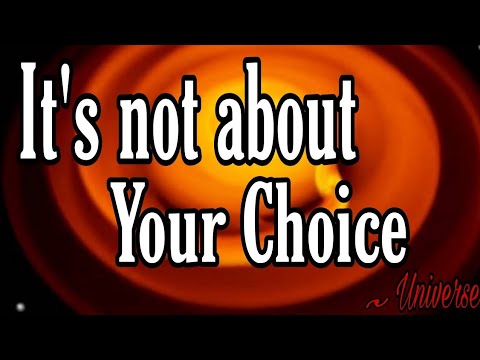 It's not about your choice // Message From Universe 🌈🦋 ️ - YouTube