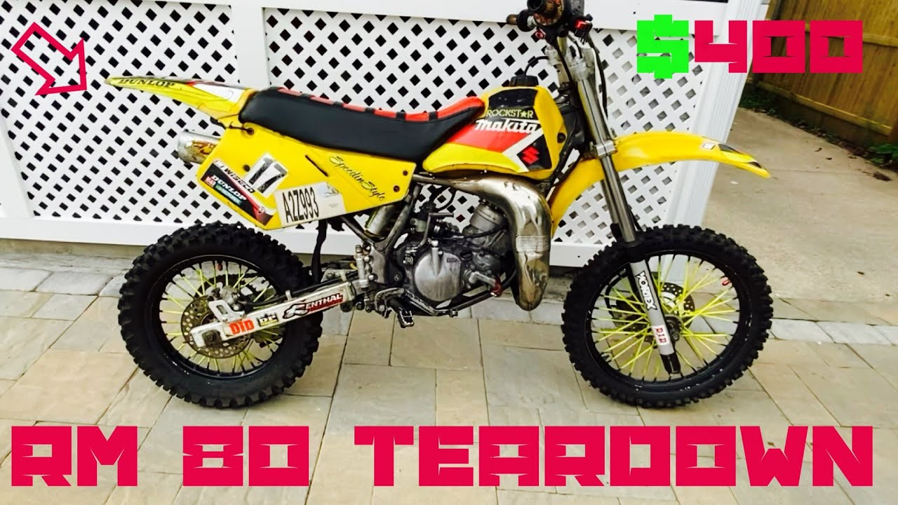 RM 80 Rebuild part 1|| The teardown - YouTube