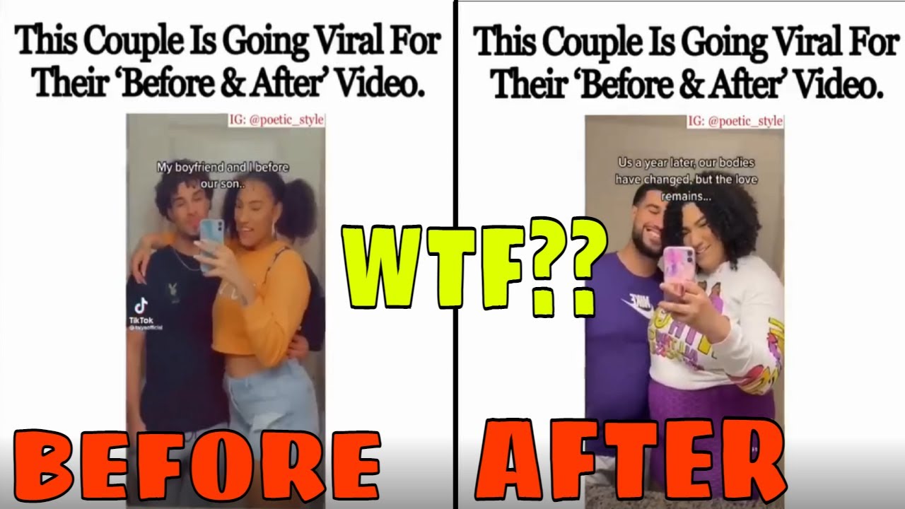 This couple went viral for their before and after photos...This is WHY ...