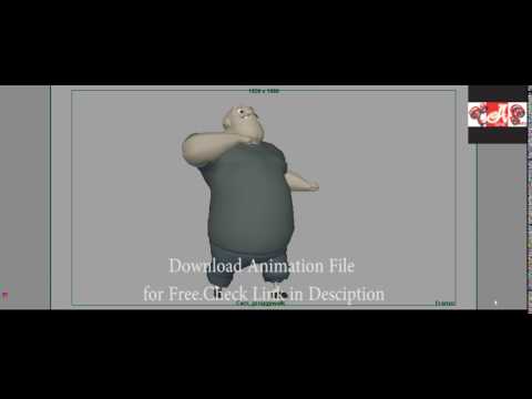 Walk Groggy- Download Free 3D Maya Animation File - YouTube